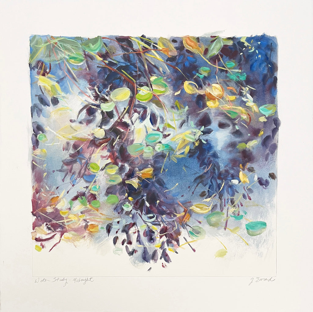Jamie Evrard 'Water Study - Midnight' for sale at Bau-Xi Gallery Vancouver