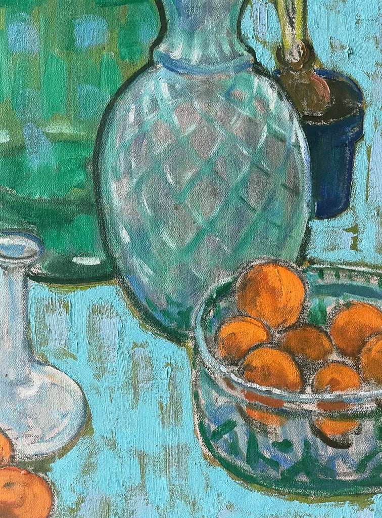 Joseph Plaskett | Square Still Life | Artwork Available at Bau-Xi Gallery