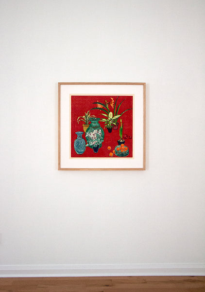 Joseph Plaskett | Square Still Life 1 | Artwork Available at Bau-Xi Gallery